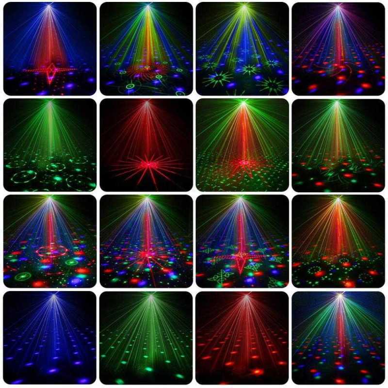 Jual Caiyue Lampu Proyektor Panggung Led Rgb Disco 240v With Remote ...