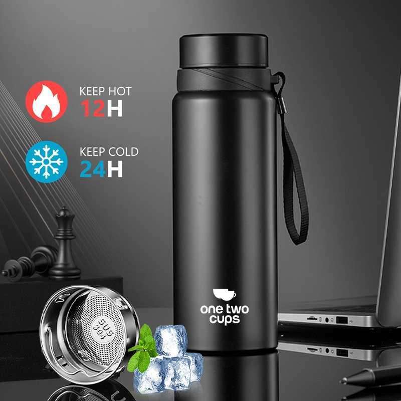 Jual Botol Minum Termos Air Panas Dingin Stainless Steel 1l Tc11 Botol ...