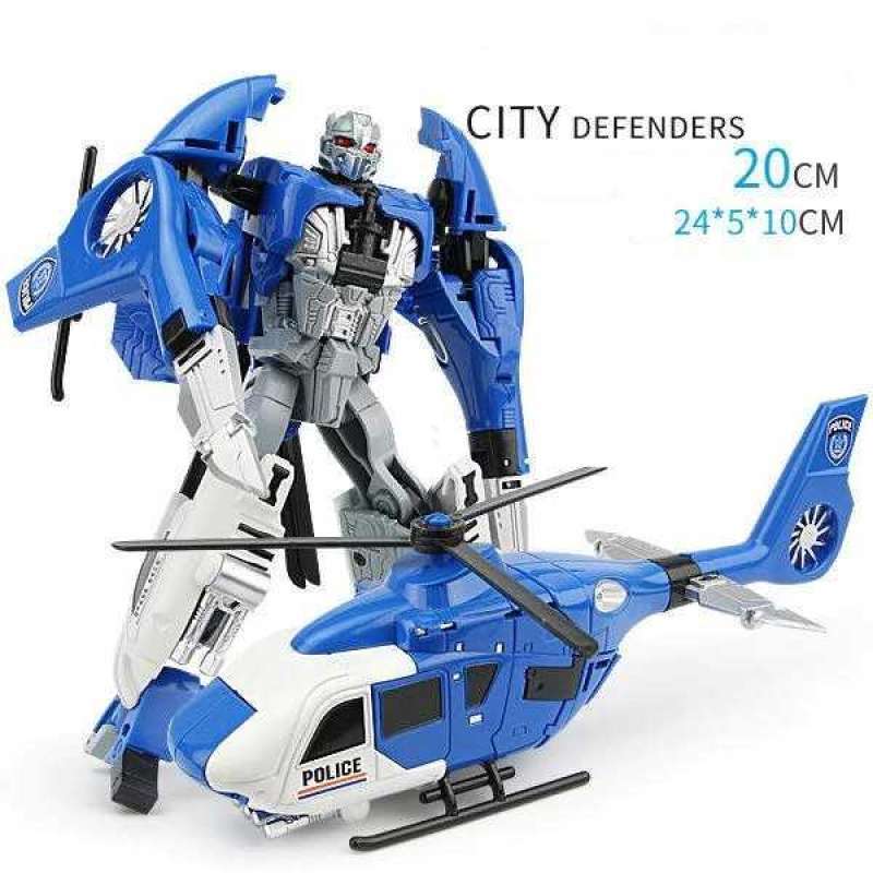 Jual Ky Mainan Action Figure Helikopter Transformer Deformation Robot ...
