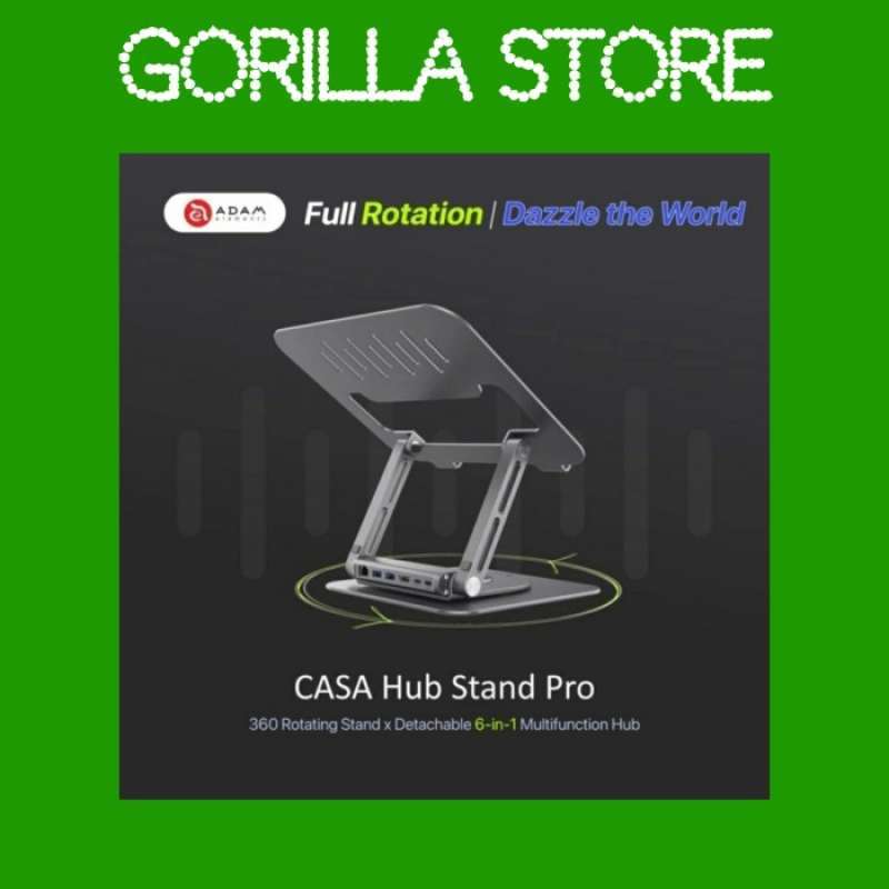 Promo Adam Elements Casa Hub Stand Usb- C (6-in-1) Laptop Stand Hub ...