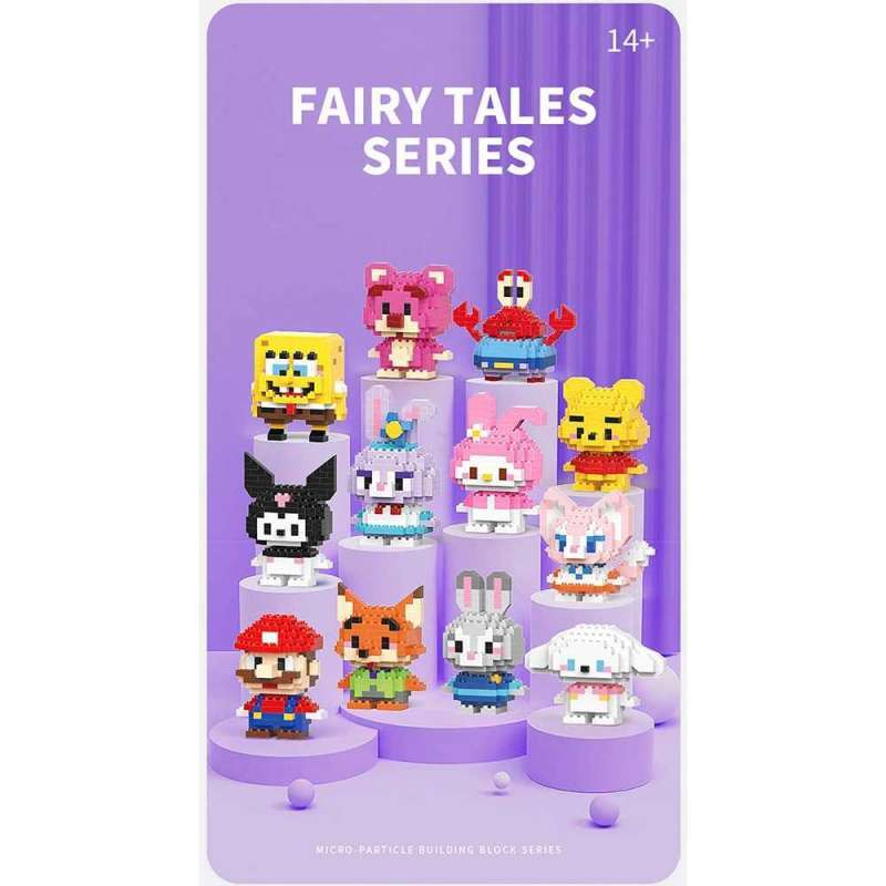 Jual Bricks Mainan Balok Susun Karakter Duffy Bear Lego Figure 181pcs ...