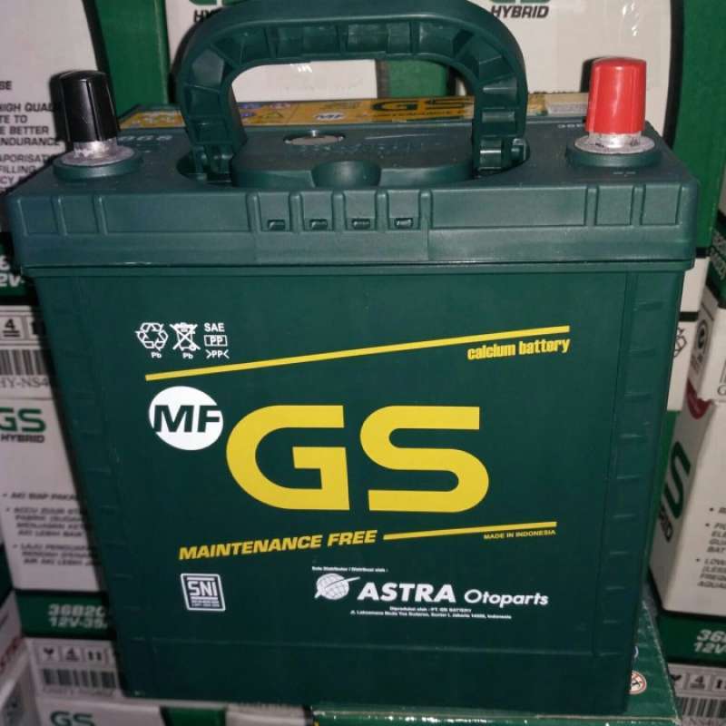 Promo Terbaru Aki Mobil / Battery Gs Astra Type Gs Mf 36b20l / Ns40zl ...