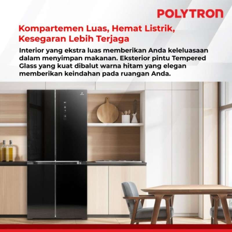 Promo Polytron Kulkas Multi Door Refrigerator Prs510x Diskon 1% Di ...