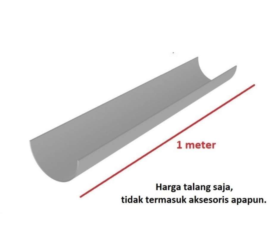 Promo Talang Air Pvc Langgeng Hr 6 6 Inch 4m 4 Meter Setengah Lingkaran ...