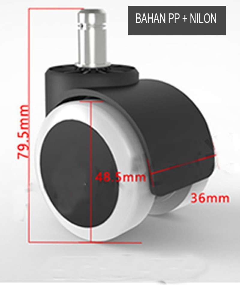 Promo Roda Kursi Kantor/kursi Direktur/kursi Gaming/office Chair Wheels ...