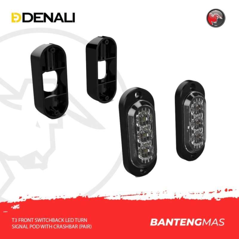 Promo Denali T3 Front Switchback Led Turn Signal Pod With Crashbar (p ...
