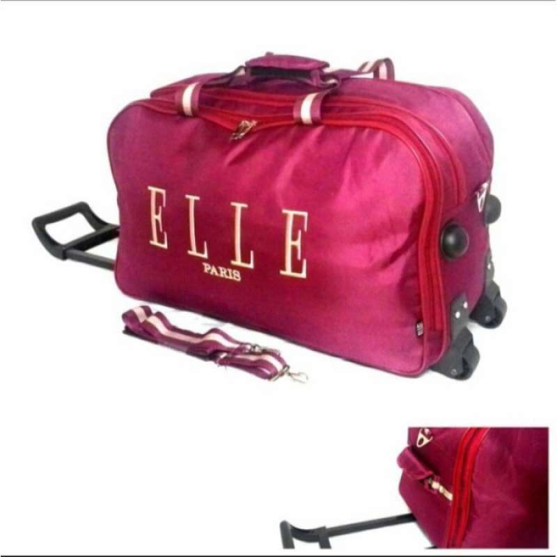 Promo Tas Pakaian Elle Roda 2 / Trolley Elle / Troli Elle / Travel Bag ...