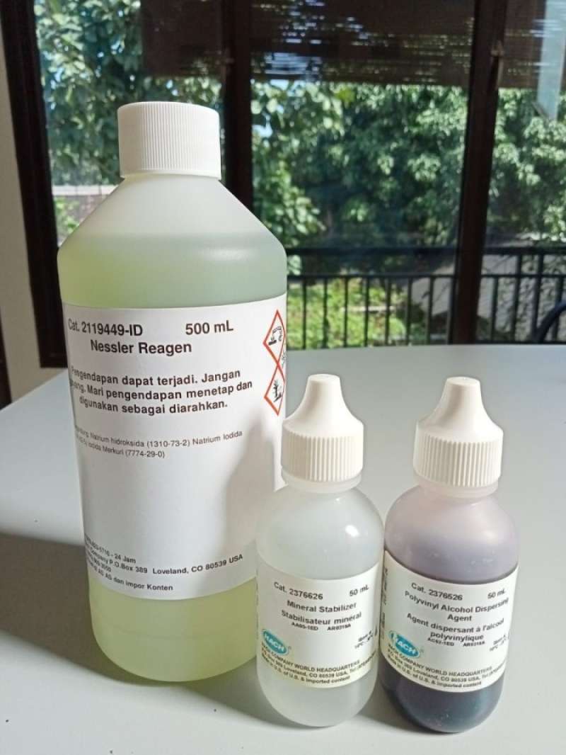 Promo Hach 2458200 Nitrogen Ammonia Reagent Set Nessler Diskon 23% Di Seller Medantama ...