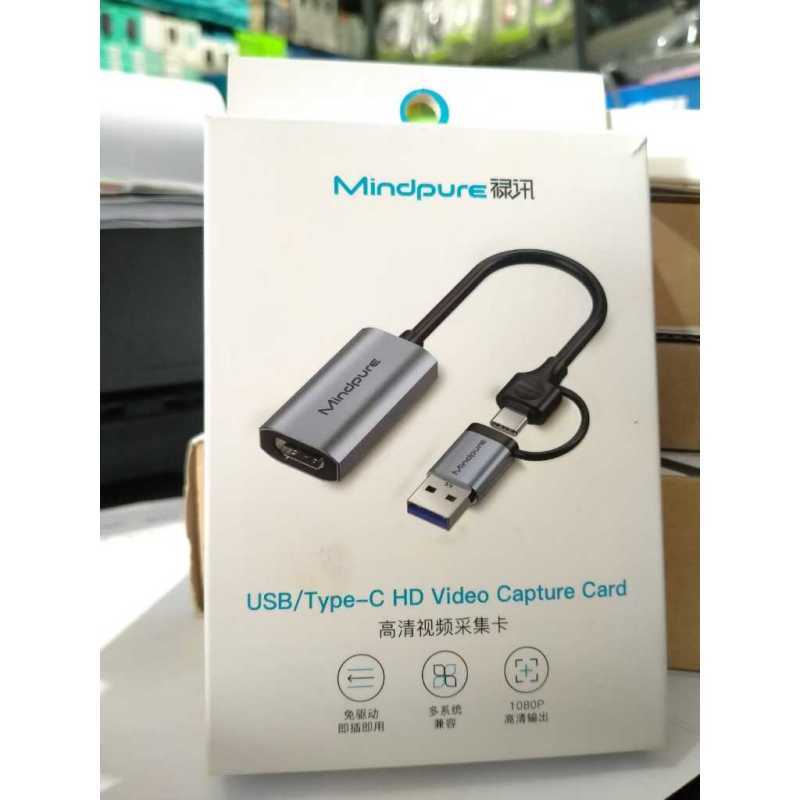 Jual Mindpure Ad051 Hdmi Capture Usb + Type C 4k 2 In 1 Di Seller Wira ...