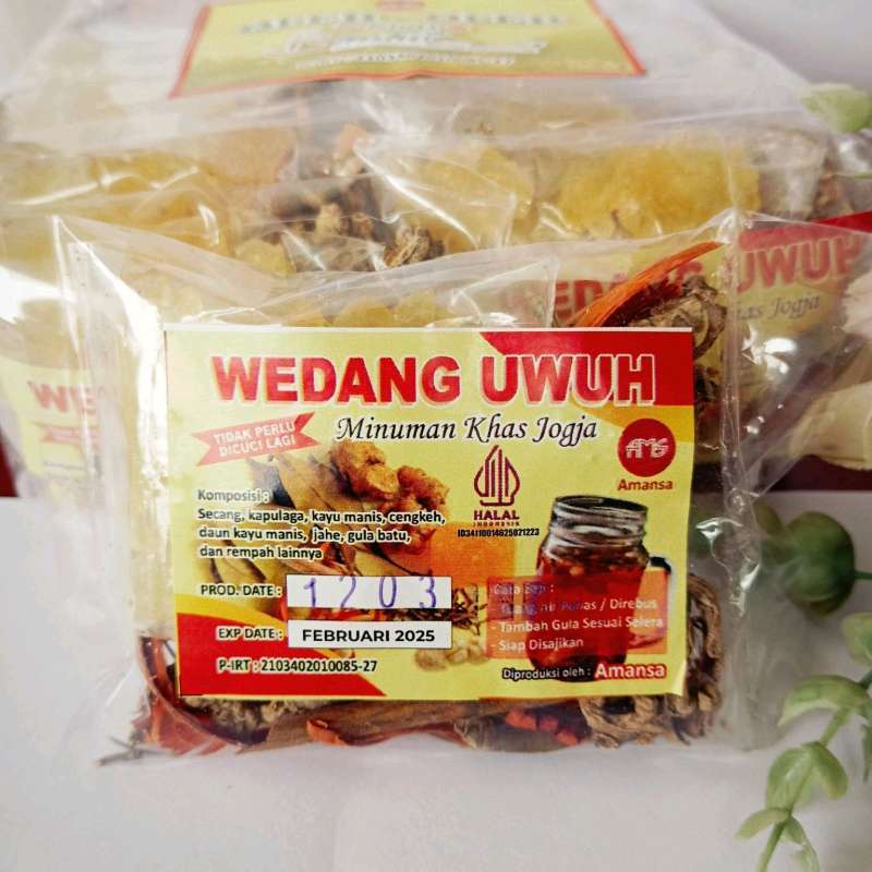 Jual Amansa Wedang Uwuh Komplit Gula Batu Herbal Di Seller Yoshila Shop ...