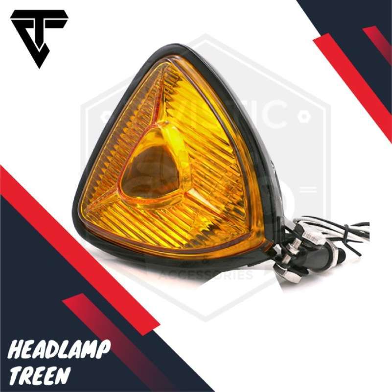 Jual Headlamp Lampu Depan Custom Motor Treen Chopper Bobber Harley ...