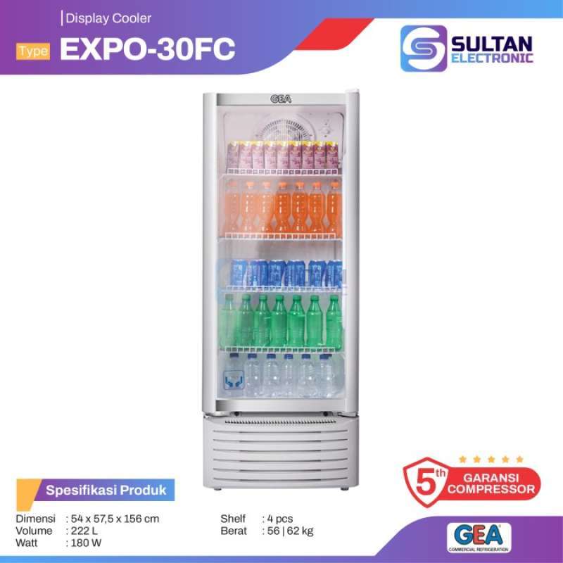 Promo Gea Expo 30fc Kulkas Showcase / Pendingin Minuman / Display ...