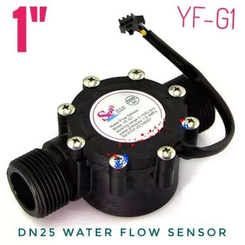Promo Water Flow Meter Sensor Yf-g1 Dn25 Debit Air G 1 Inch Diskon 9% Di Seller Kutana Store ...