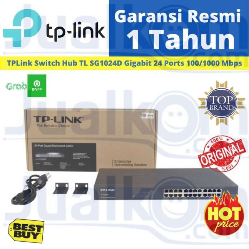 Promo Switch Hub Tl Sg1024d Gigabit 24 Port 100/1000mbps Diskon 23% Di ...