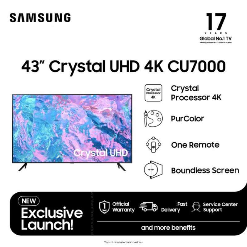 Promo 43cu7000 43 Cu7000 Crystal Uhd 4k Smart Tv Ua43cu7000kxxd Diskon ...