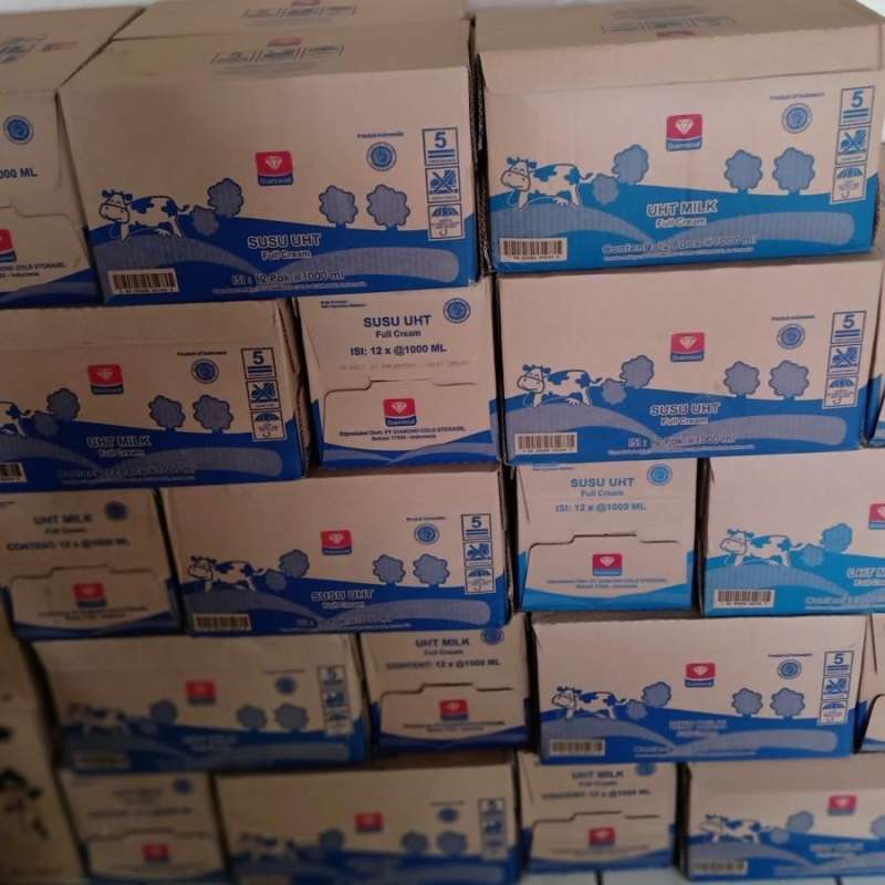 Jual Diamond Uht Milk Full Cream 1 Liter Di Seller K-store. - Cipete ...
