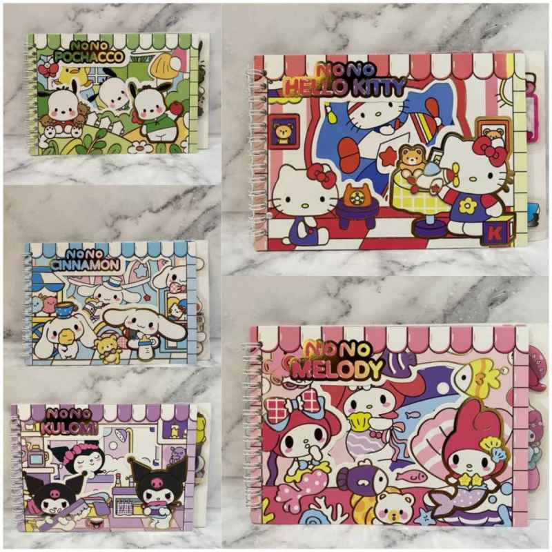 Promo Sticker Buku Sanrio Karakter Stiker Book Nono Sanrio - Stiker ...