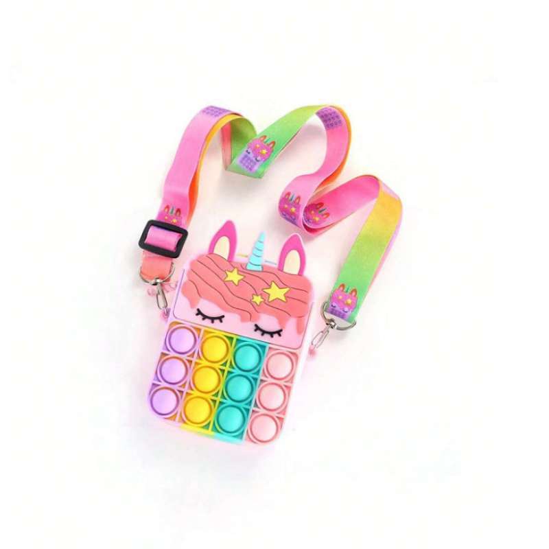Jual Tas Pop It Mini Unicorn Slempang Anak Sling Bag Dompet Popit ...