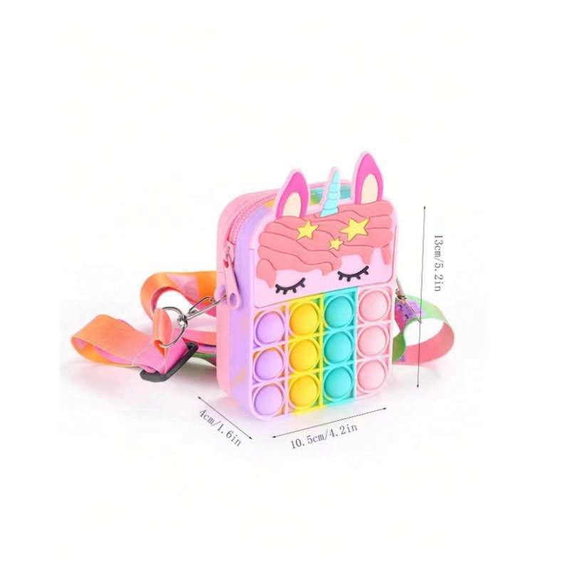 Jual Tas Pop It Mini Unicorn Slempang Anak Sling Bag Dompet Popit ...
