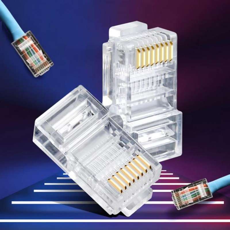 Jual Sap Modular Plug Rj45 5-554720-5 Lan Connector Network 1 Pcs ...