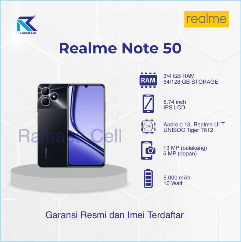 Jual Realme Note 50 Garansi Resmi Di Seller Raihasa Cell - Purwo ...