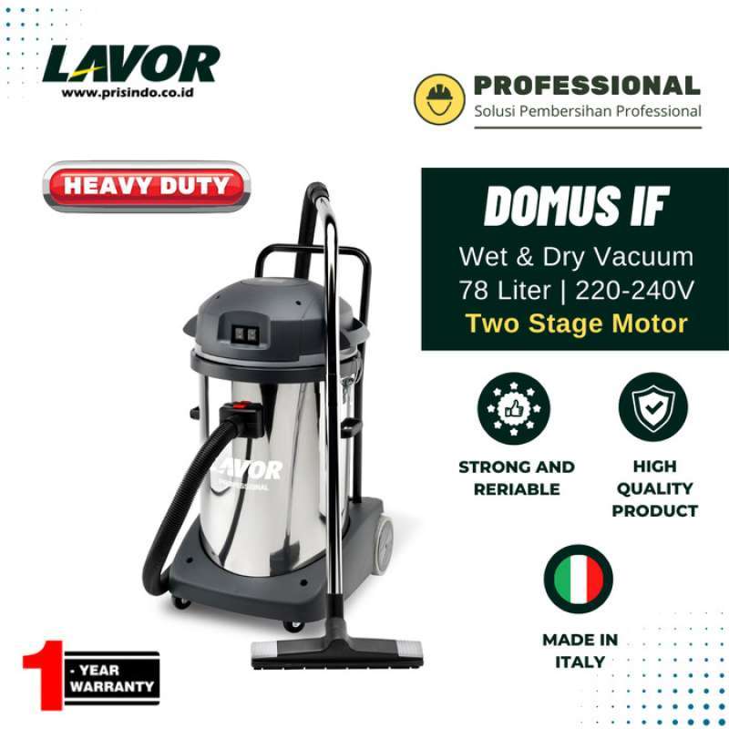 Jual Vacuum Cleaner Wet And Dry Lavor Domus If 2 Mtr Heavy Duty Model ...