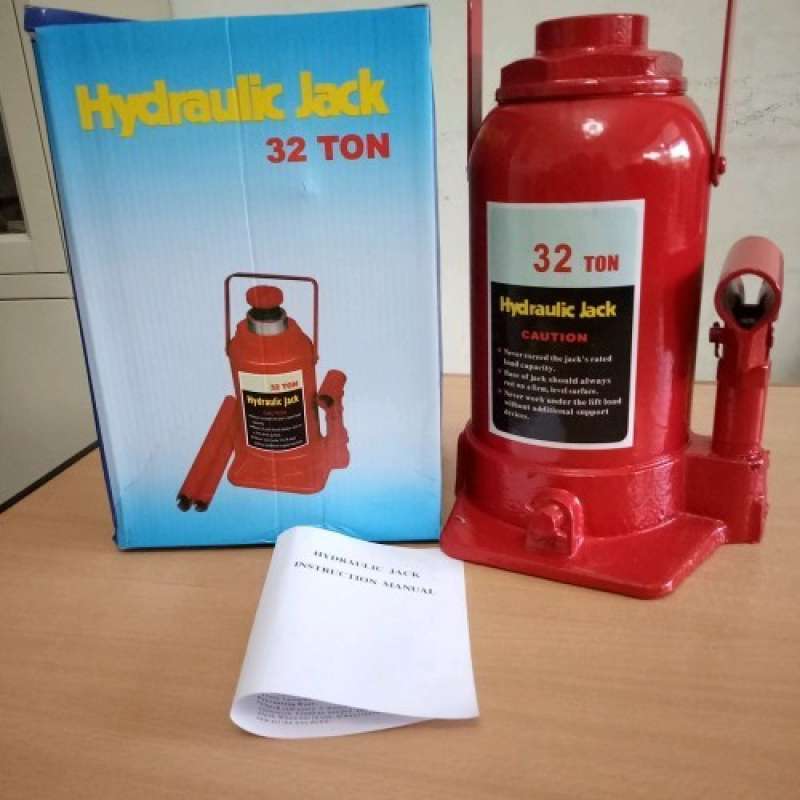 Promo Dongkrak Hydraulic Jack Botol Truk Dongkrak Mobil 32 Ton Hidrolik ...