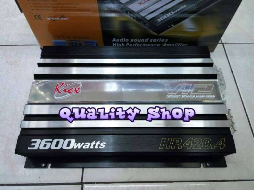 Promo Power Mobil Legendaris 4 Channel Kick Hp-420,4 High Power 3600watt V12 Diskon 50% Di ...