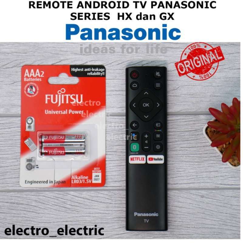 Promo Remote Androidtv Panasonic Gx Dan Hx Original Diskon 33% Di ...
