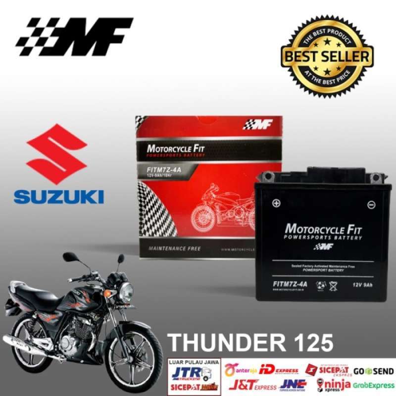 Promo Aki Motor Bajaj Pulsar 180 Gm7z Mf Fitm7z-4a 12v 9ah ...