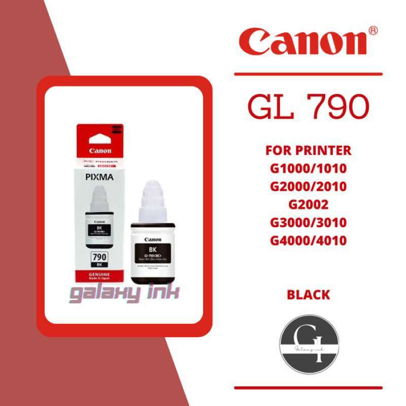 Promo Tinta Canon Pixma Gl-790 Original G1010/g2010/g3010/g4010 - Hitam ...