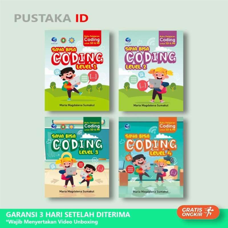 Jual Buku Pelajaran Coding Untuk Sd Dan Mi: Saya Bisa Coding - Level 2 ...