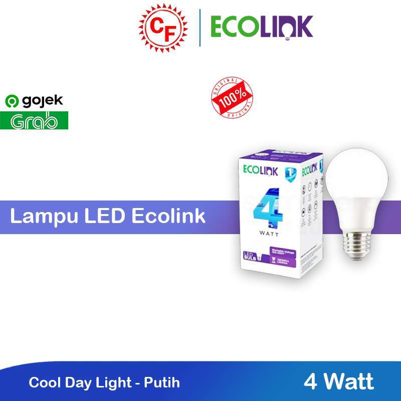 Jual Lampu Led Mini Ecolink Bohlam Bulb 4 Watt Putih Di Seller Farren ...