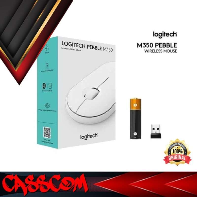 Promo Logitech Pebble Wireless Bluetooth Mouse M350 Dual Connection Diskon 33% Di Seller Farwa ...