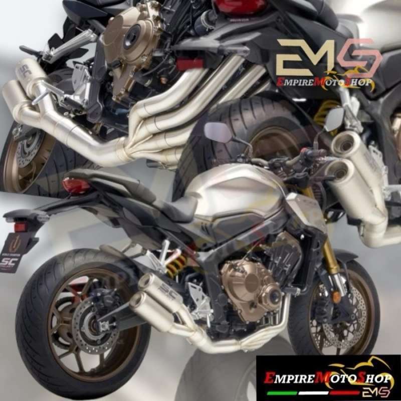 Promo Knalpot Sc Project Crt Twin Cb 650 Cb650 Cb650r Cb650f Dual ...
