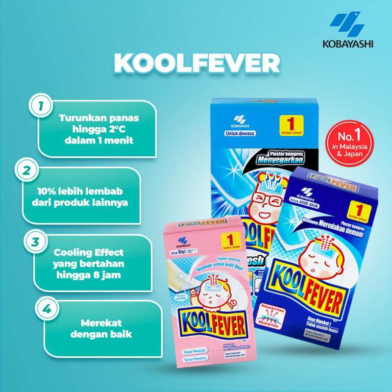 Promo Koolfever Adult 12 Pcs + Ammeltz Yokoyoko 30ml Cairan Analgesik ...