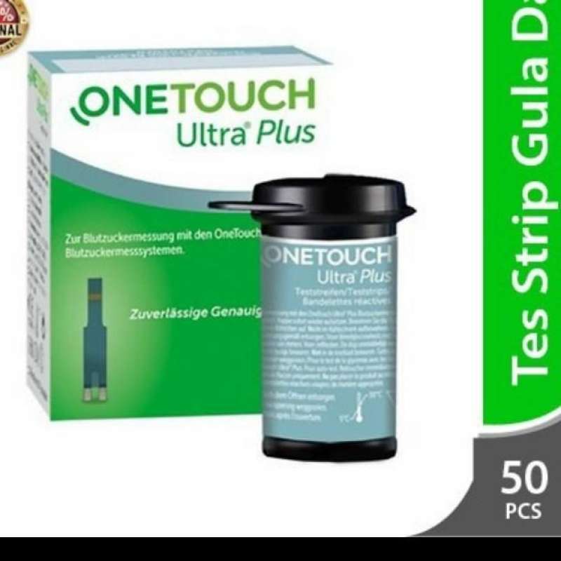 Jual Test Strip Onetouch Ultra Plus Uji Glukosa Isi 50 Di Seller Toko ...
