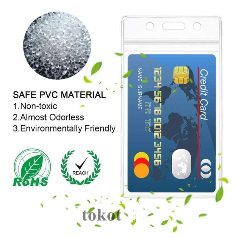 Jual Plastik Pelindung Kartu Kredit Id Card Atm Sim Ktp Model V2 - Model Gantungan Di Seller ...