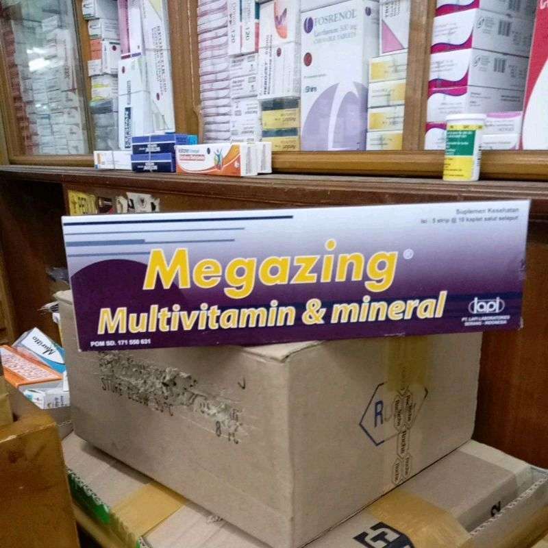 Jual Multivitamin Kesehatan Mega Zinc 10 Kaplet Di Seller Alawiyyah ...