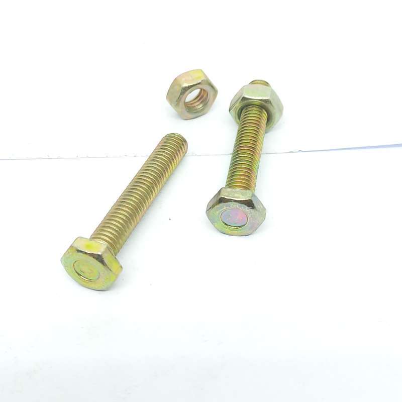 Jual Baut + Mur 10 Set 3.5cm Kuning Hex Kualitas Kuat Awet Universal Di ...