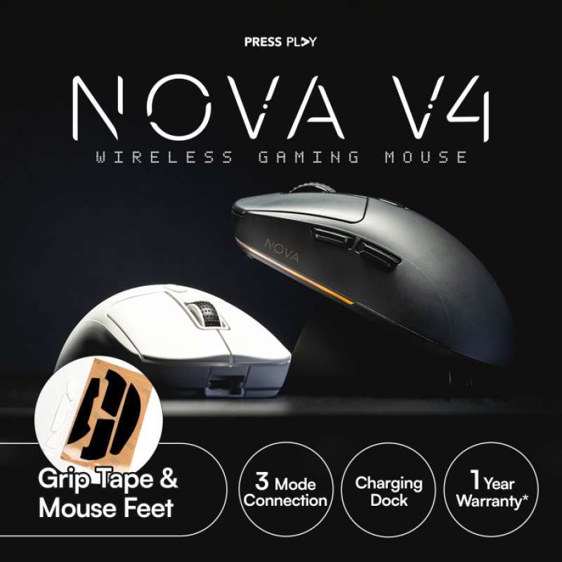 Jual Nova V4 Lightweight Wireless Gaming Mouse White Mouse Only Di Seller 2k Sport Racing