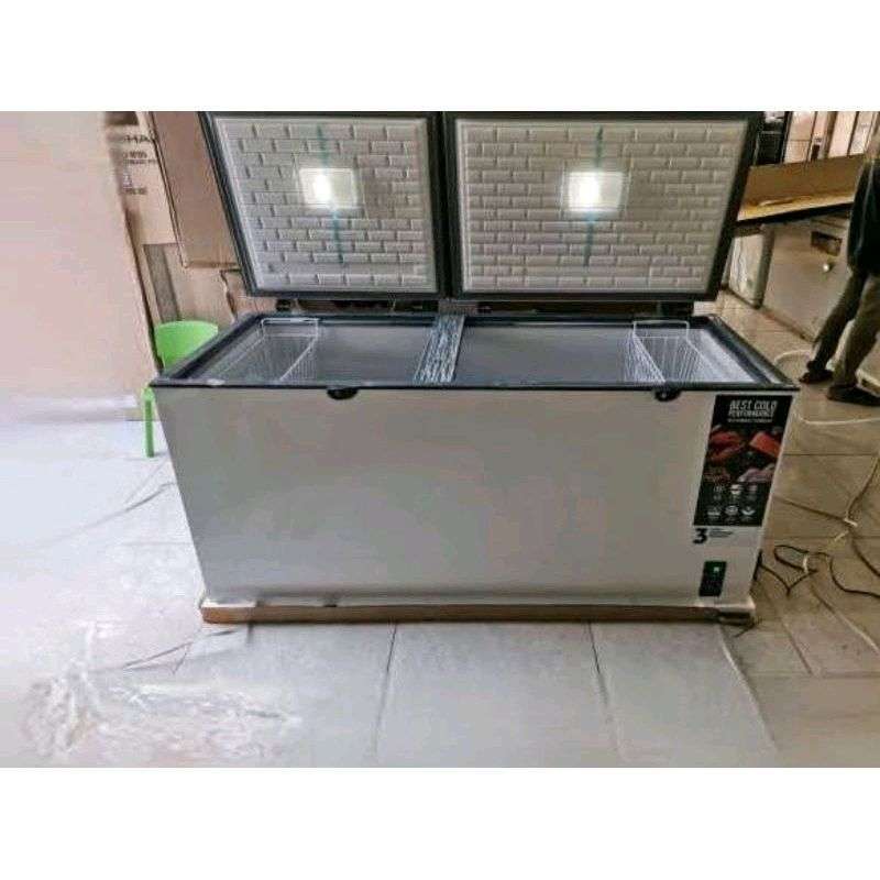 Jual Gea Chest Freezer Box Kapasitas 500 Liter Led Interior Lamp Ab ...