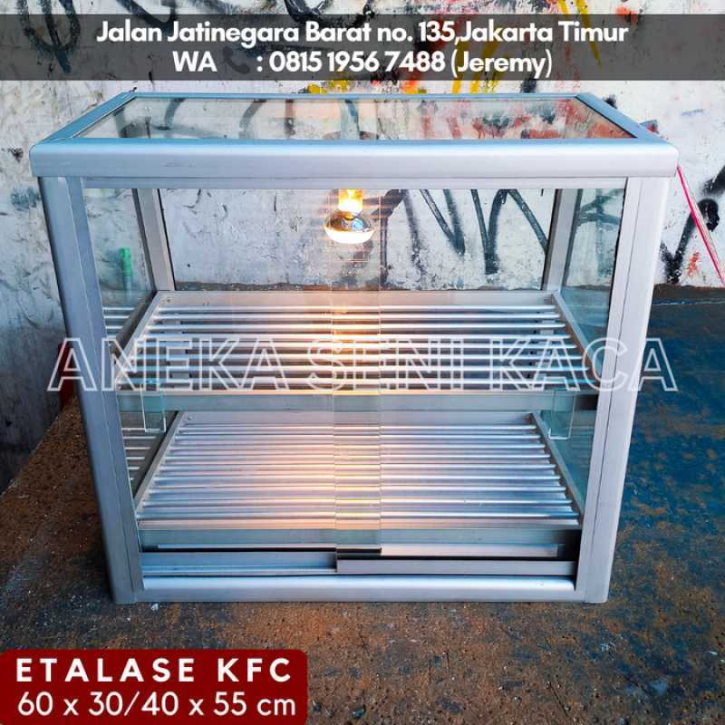 Jual Etalase Kfc Fried Chicken Ayam Goreng Kaca Alumunium Baru Di ...
