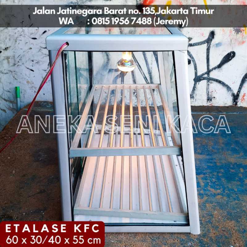Jual Etalase Kfc Fried Chicken Ayam Goreng Kaca Alumunium Baru Di ...