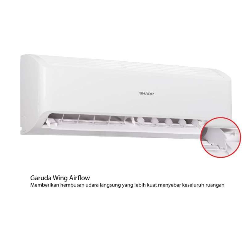 Promo Sharp Ac 1/2 Pk Ah-a5bey Air Conditioner 360 Watt Unit Only ...