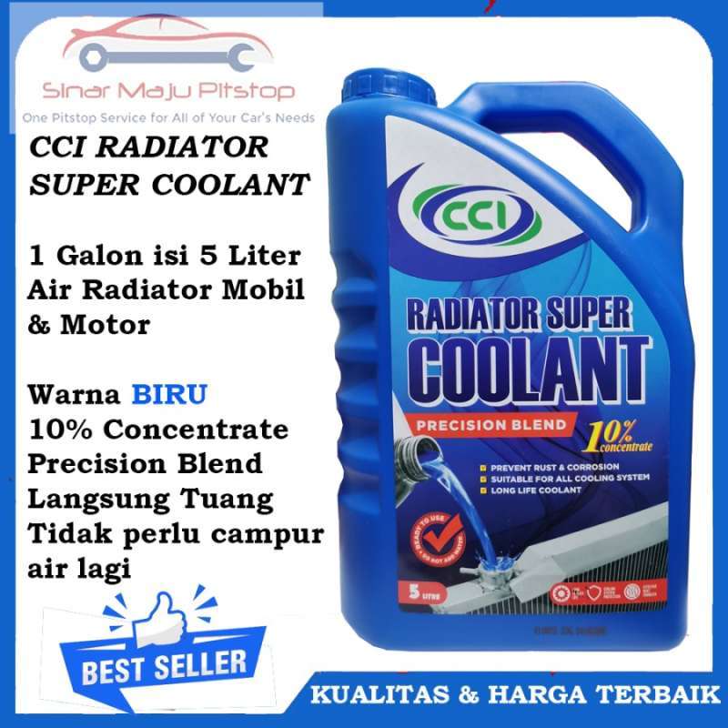Jual Air Radiator Mobil & Motor Warna Biru - Cci Radiator Coolant ...