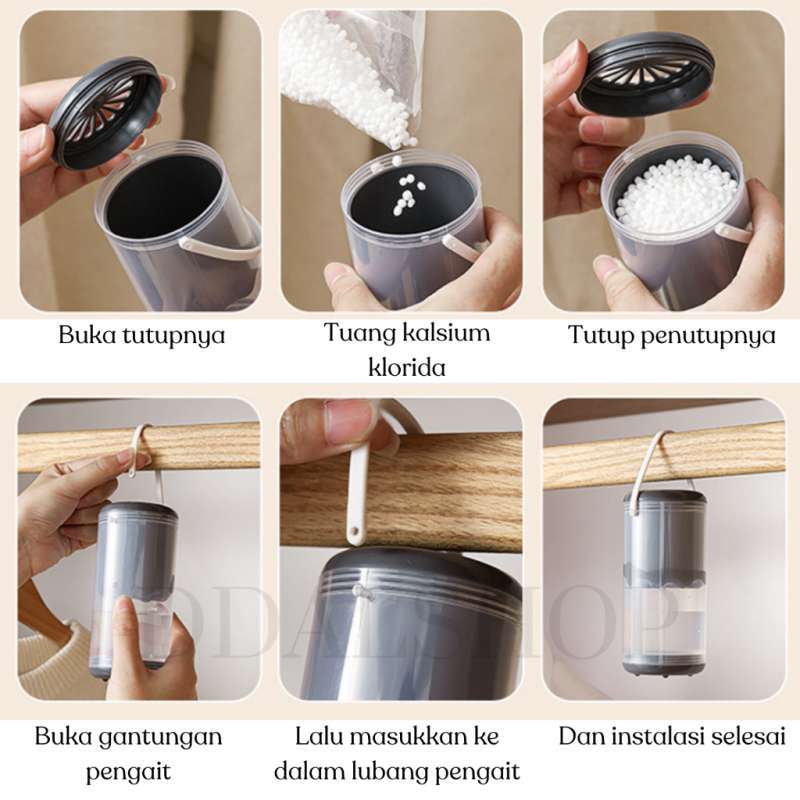 Promo Tabung Plastik Serap Air Penyerap Lembab Ruangan Lemari ...
