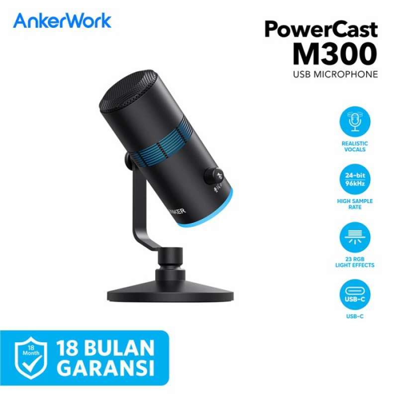 Promo Anker Microphone Powercast M300 - A33x0 Diskon 33% Di Seller ...