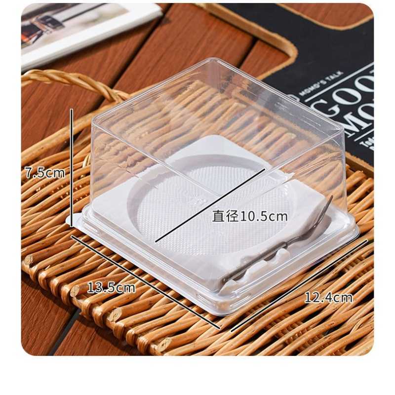 Promo 10pc Premium Korean Dessert Box Mika Tray Kue Cake Bulat Mika Kue ...