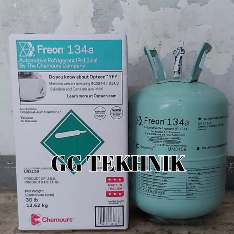 Promo Freon R134a R-134a 134a Chemours Usa Terbaik Diskon 7% Di Seller ...